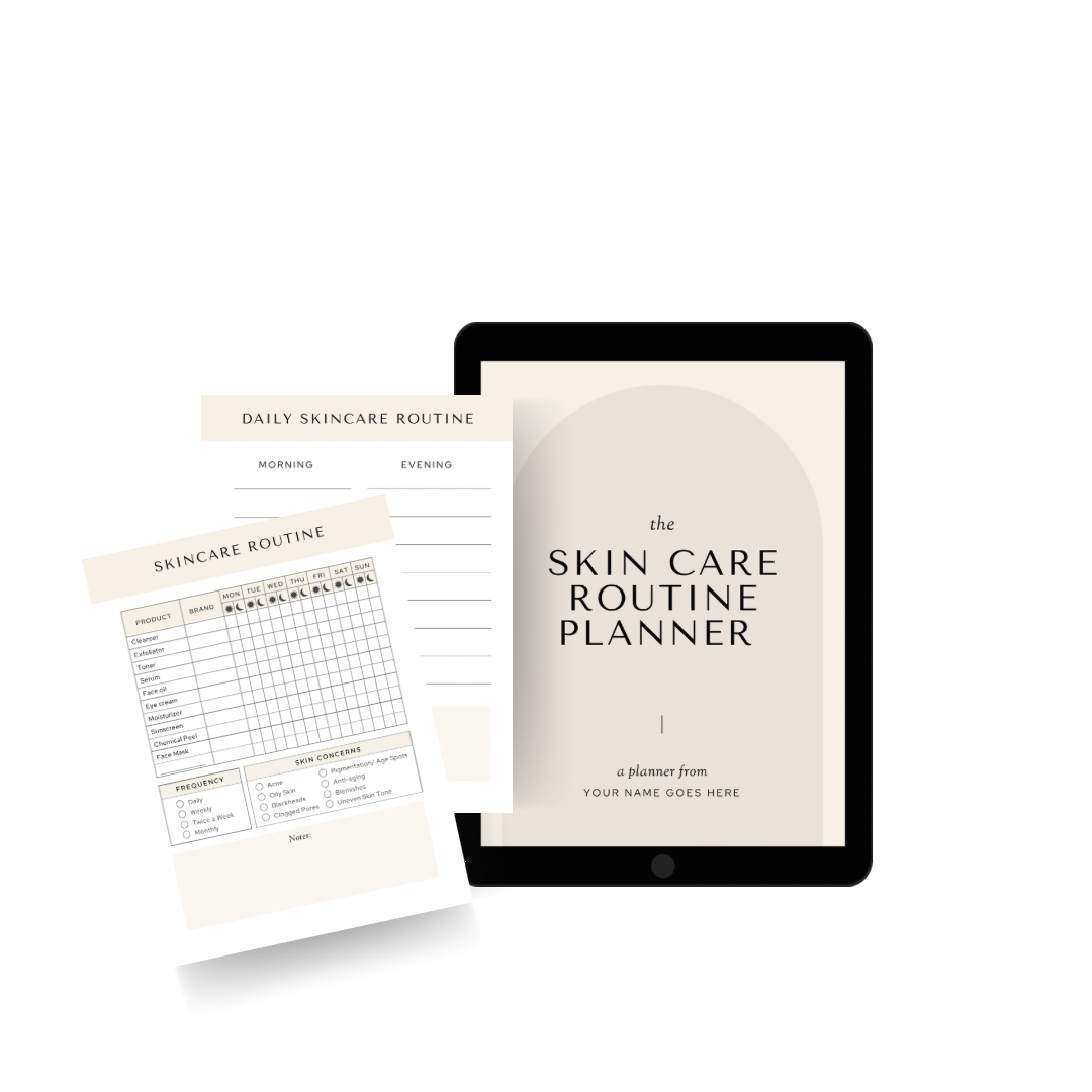 Skin Care Routine Planner – Moe Shay Cosmetics